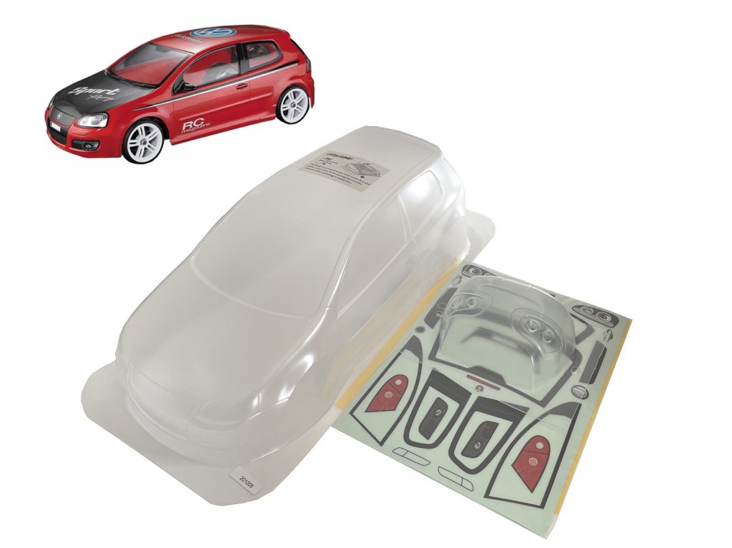 1/10 GTI 190mm RC On Road Racing Car Transparent Clear Body Shell ...