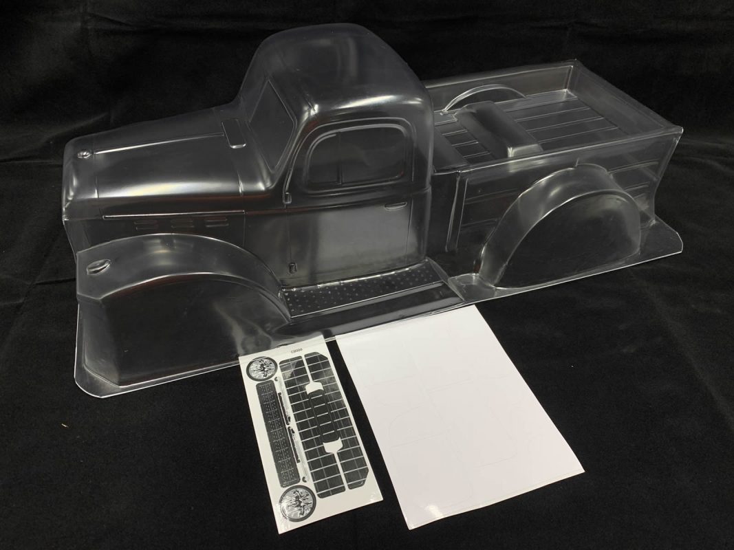 1/10 RC Crawler Power Wagon Clear Transparent Body Shell Wheelbase ...