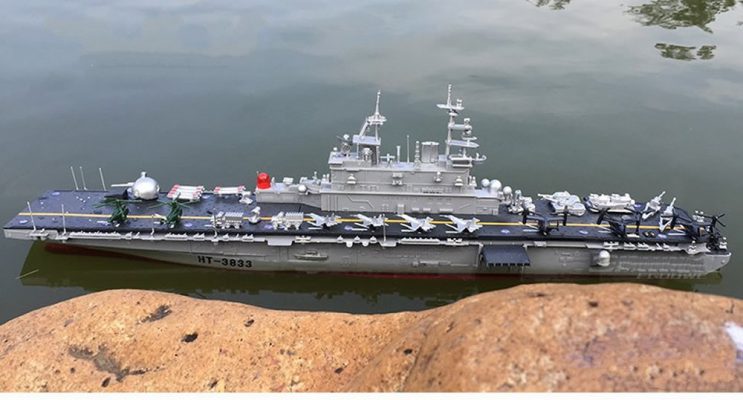 RC Ready to Run 2.4G USS Wasp LHD-1 US Navy Amphibious Assault War Ship ...